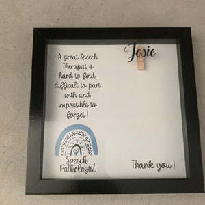Speech Therapist Gifts, Add Photo Frame, Gift for Speech Language ...