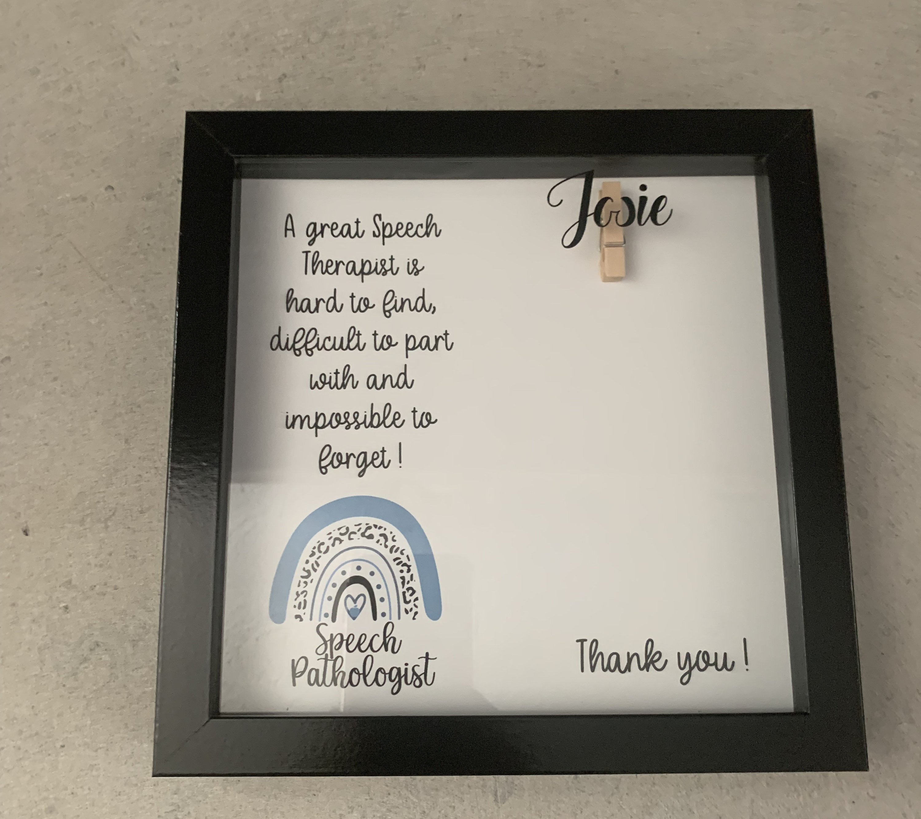 Speech Therapist Gifts, Add Photo Frame, Gift for Speech Language ...