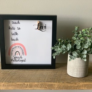 Speech Therapist Gifts, Add Photo Frame, Gift for Speech Language ...
