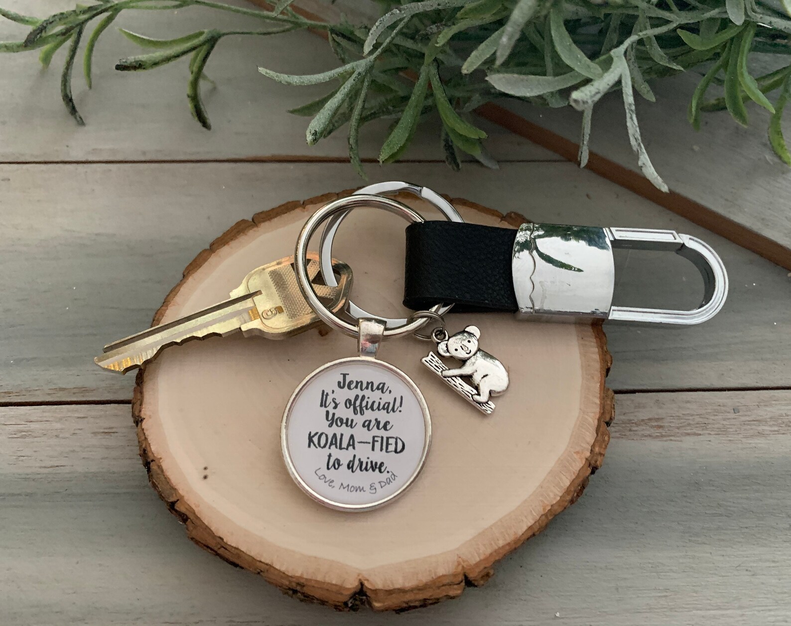 Personalized Keychain for New Driver Gift for Daughter on | Etsy
