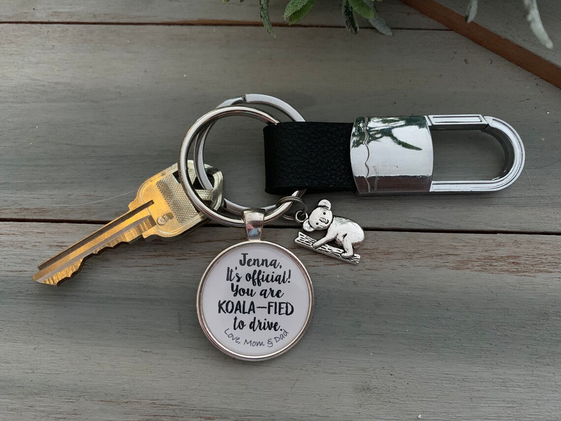 Personalized Keychain for New Driver Gift for Daughter on | Etsy