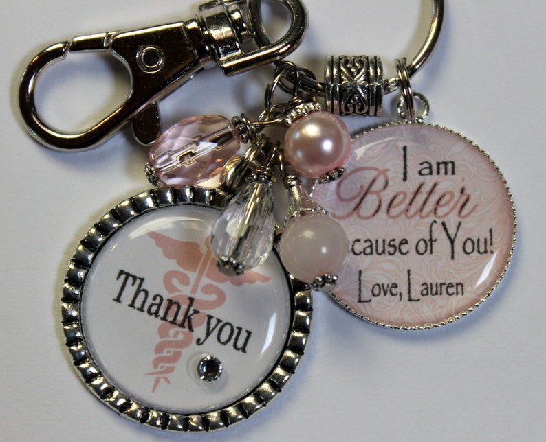 THANK YOU GIFT Medical Field key chain Personalized I am | Etsy
