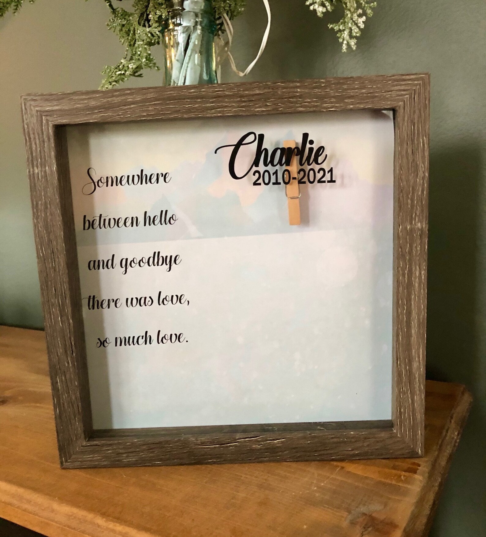 Personalized Loss of Pet Gift ~ Pet Collar Memory Box ~ Cat Dog ...