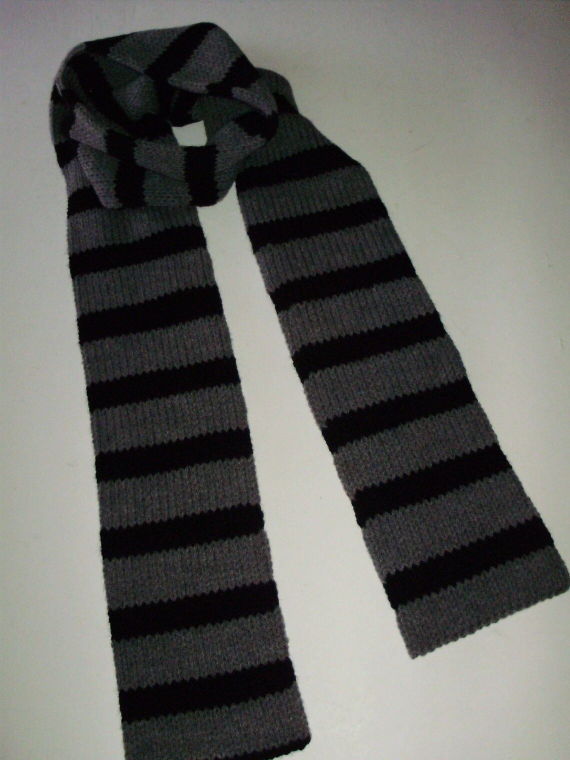 Gru Black & Gray Handmade Knit Scarf Cosplay Costume Despicable Minions ...
