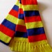 Deku All-might Style Scarf Acrylic Handmade Knit Mha Fans Version 1 - Etsy