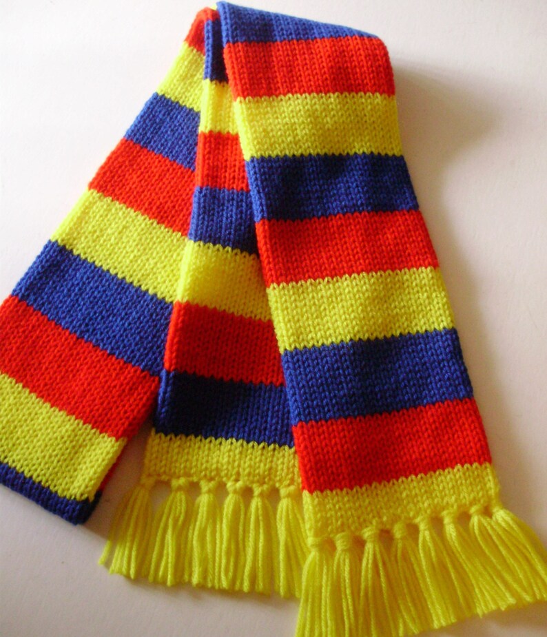 ACRYLIC Deku All-might Style Cosplay Scarf Handmade Knit Red - Etsy