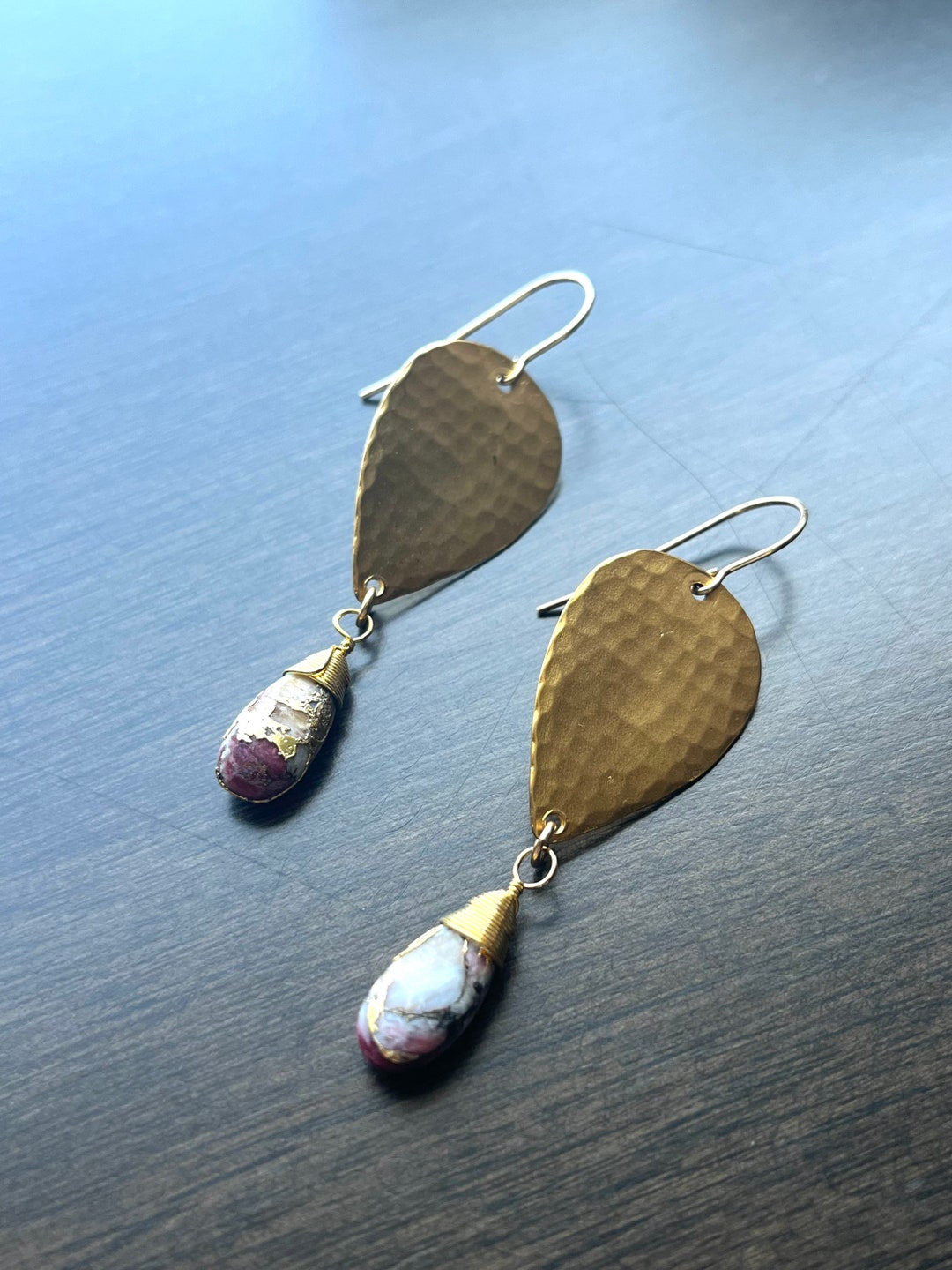 Mojave Turquoise Earrings in Oyester - Etsy