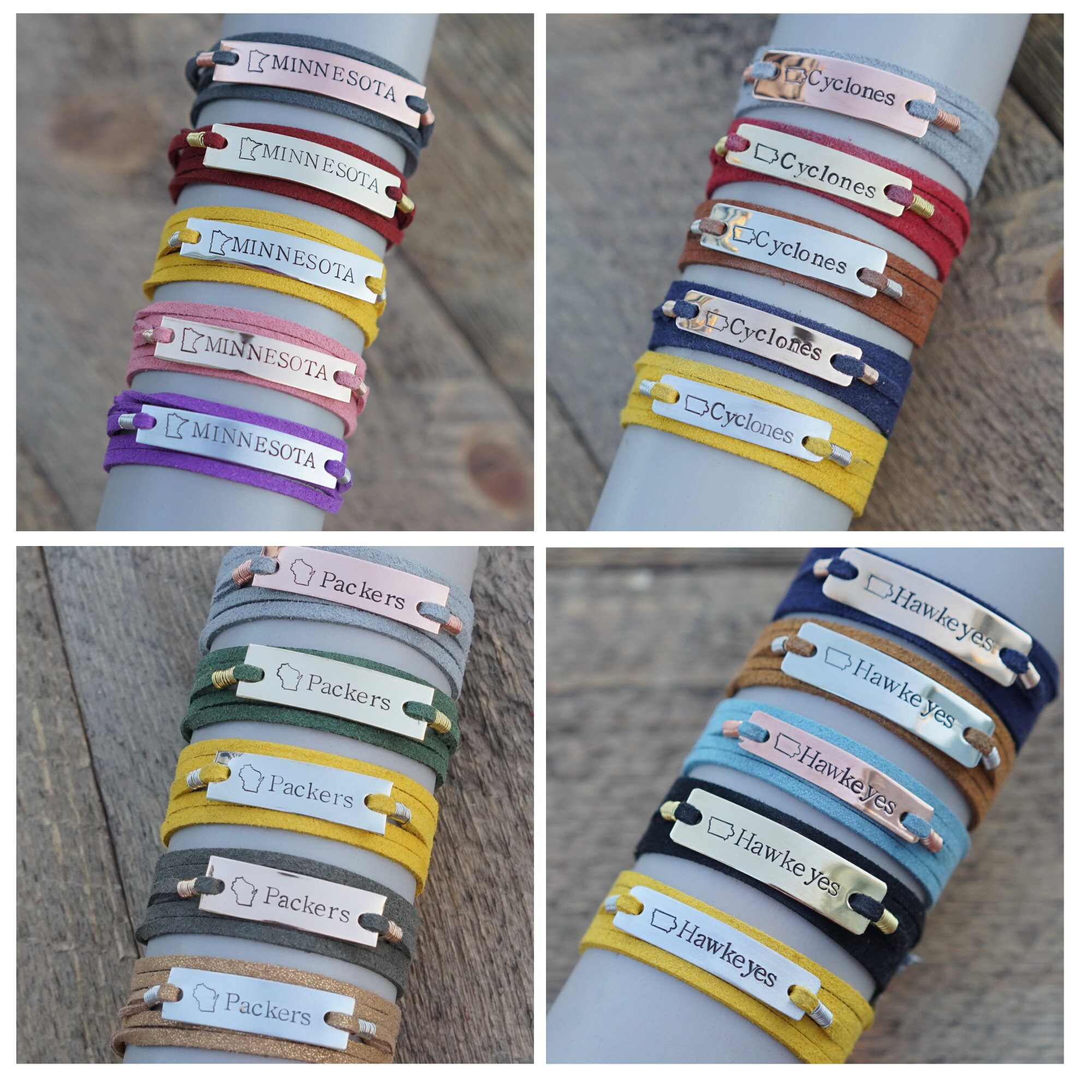 Iowa Hawkeyes Bracelet, Iowa Bracelet, Iowa Jewelry, Hawkeye Apparel ...