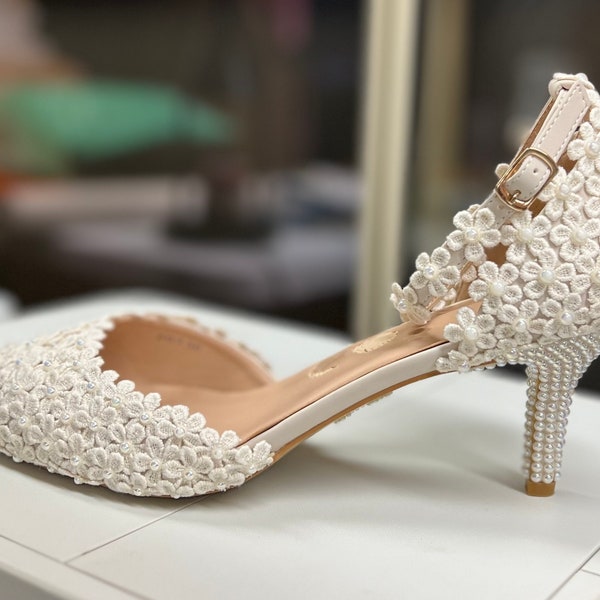 Pearl Bridal Shoes - Etsy
