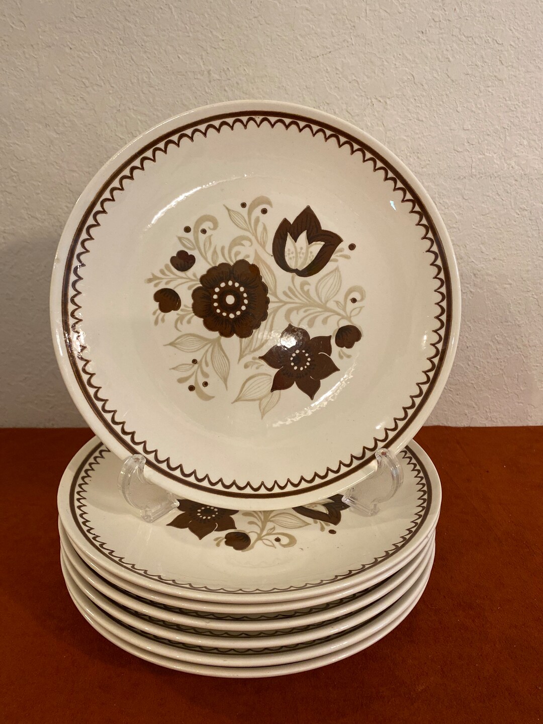 Cavalier Ironstone Nutmeg Royal China USA Seven Dinner Plates - Etsy