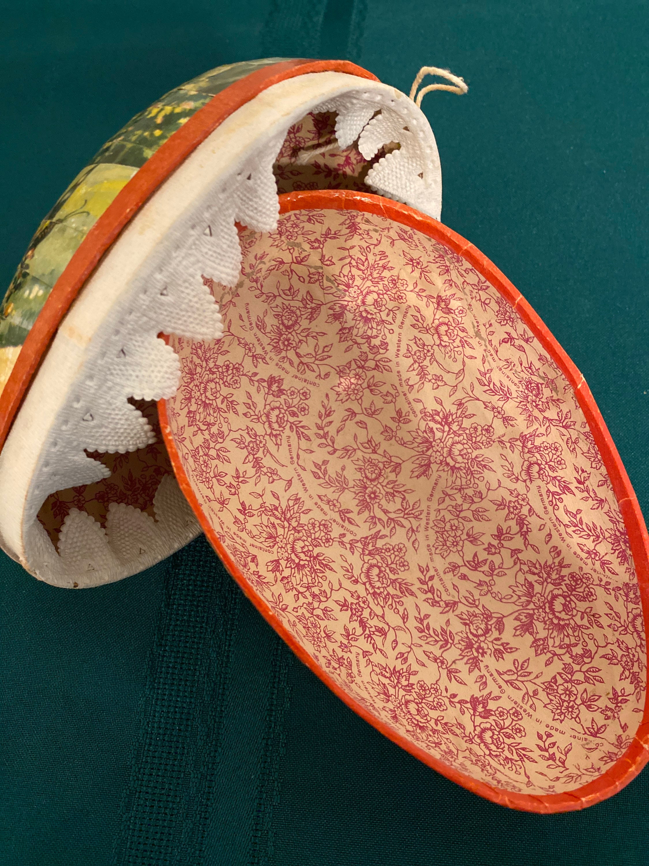 Paper Mache Easter Egg Candy Containers Ducks and Chicks West - Etsy