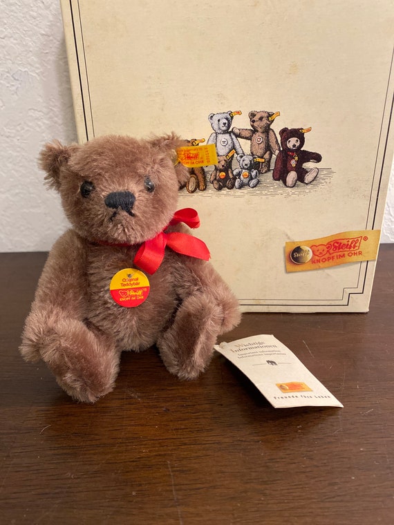 Vintage Steiff Original Miniature Teddy Bear 039147 Caramel - Etsy