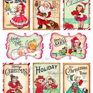 Printable Christmas Graphics. Instant Download of Vintage Holiday ...
