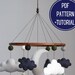 Baby Mobile PDF Pattern and Sewing Instructions. Woodland DIY Felt ...