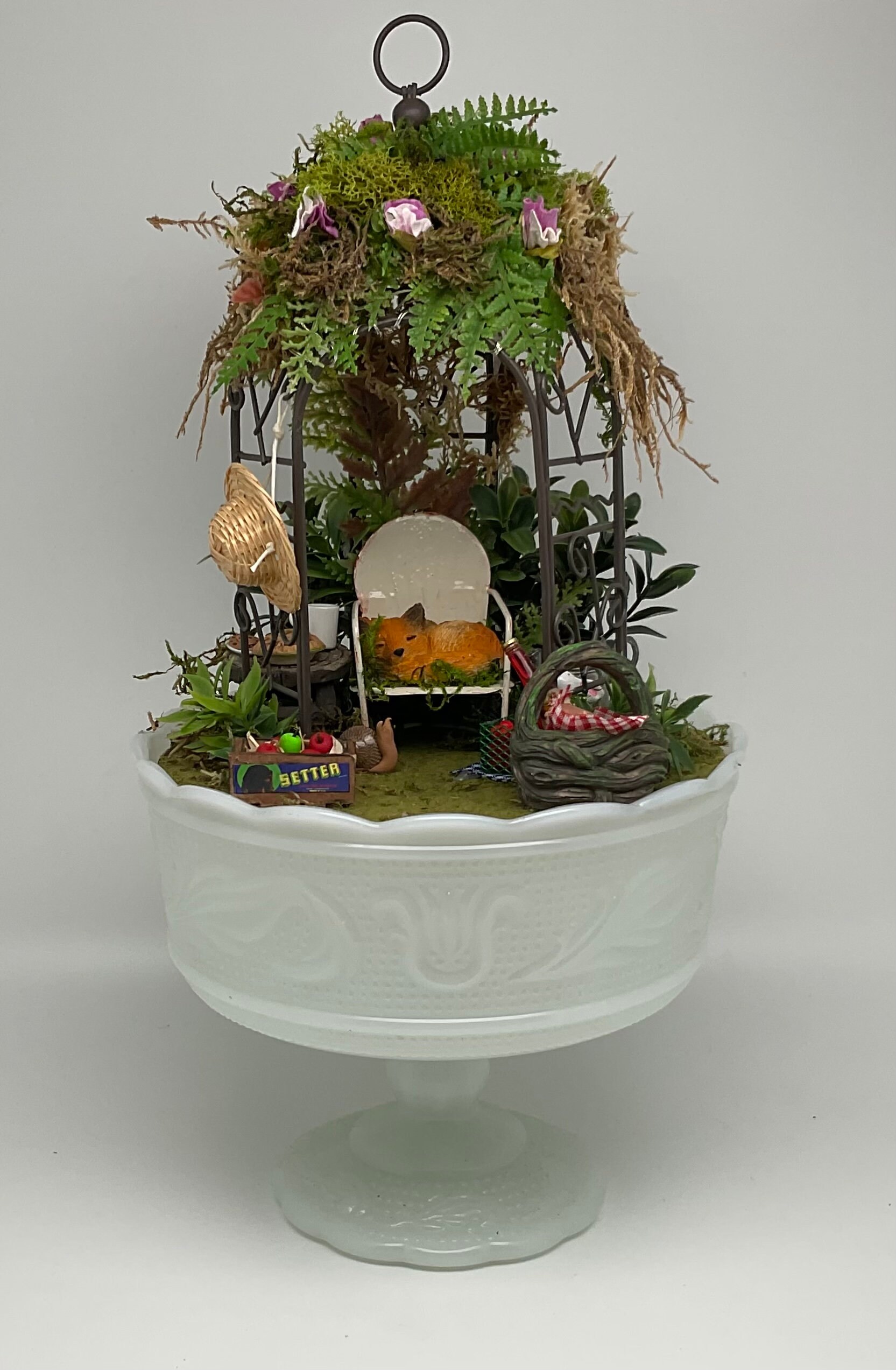 Miniature Secret Garden Picnic Diorama Decor - Etsy