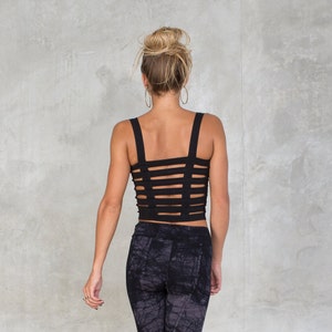 Strap Top Organic Cotton Bralette Yoga Top Bohemian Crop Top Boho Chic ...