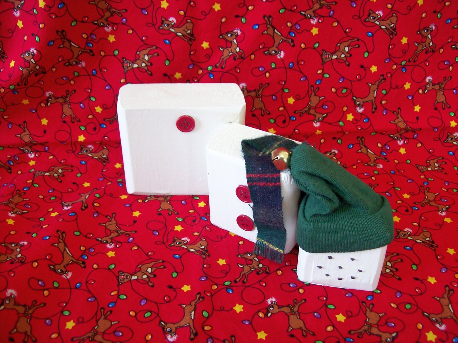 Wooden Stacking Snowman - Etsy