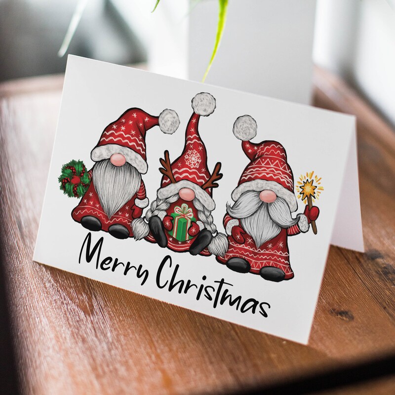 Gonk Christmas Cards - Etsy UK