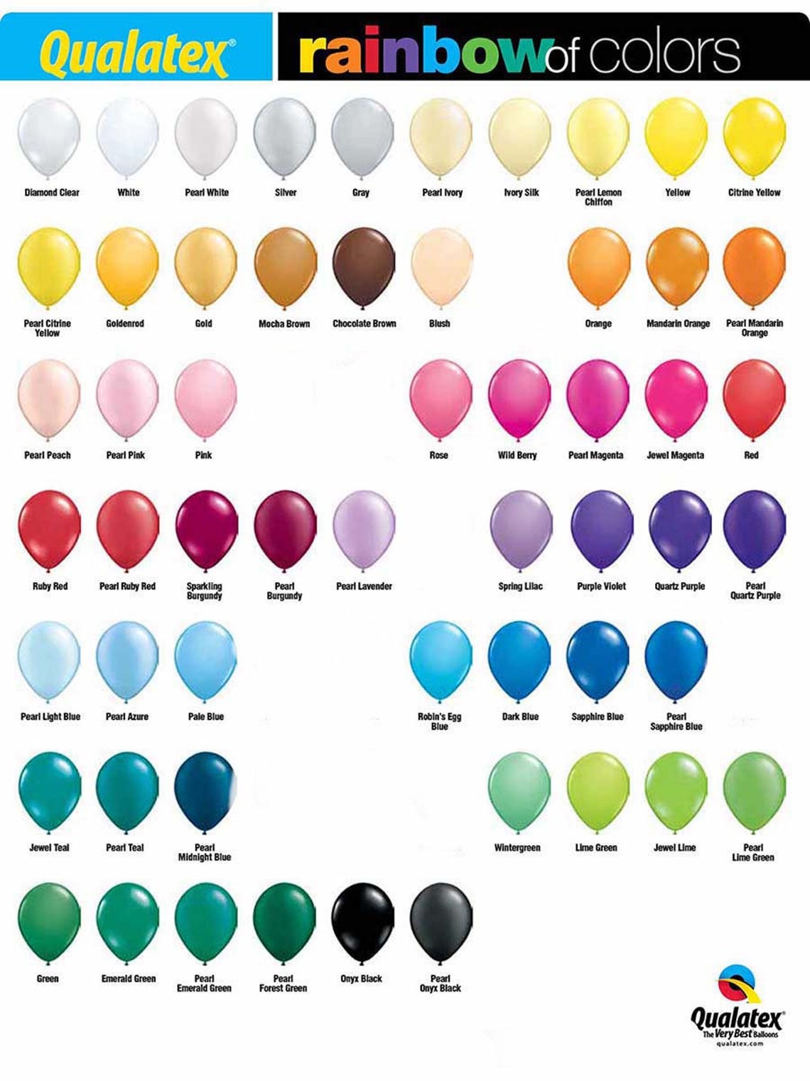Latex Balloons Custom Color Bouquet Balloons Choose Your Color - Etsy UK