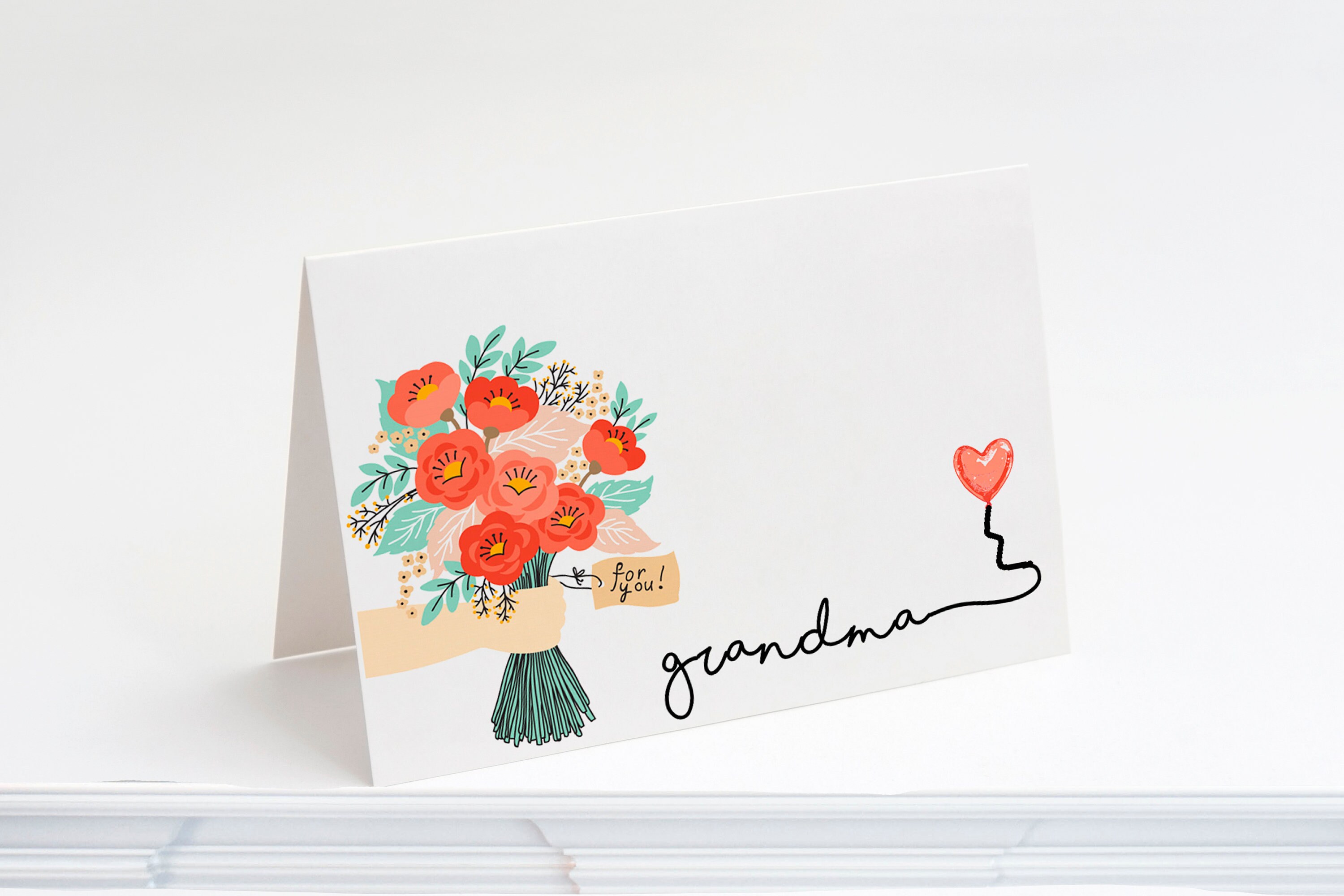 grandma nanna-thank you card grandparents day personalised granny ...