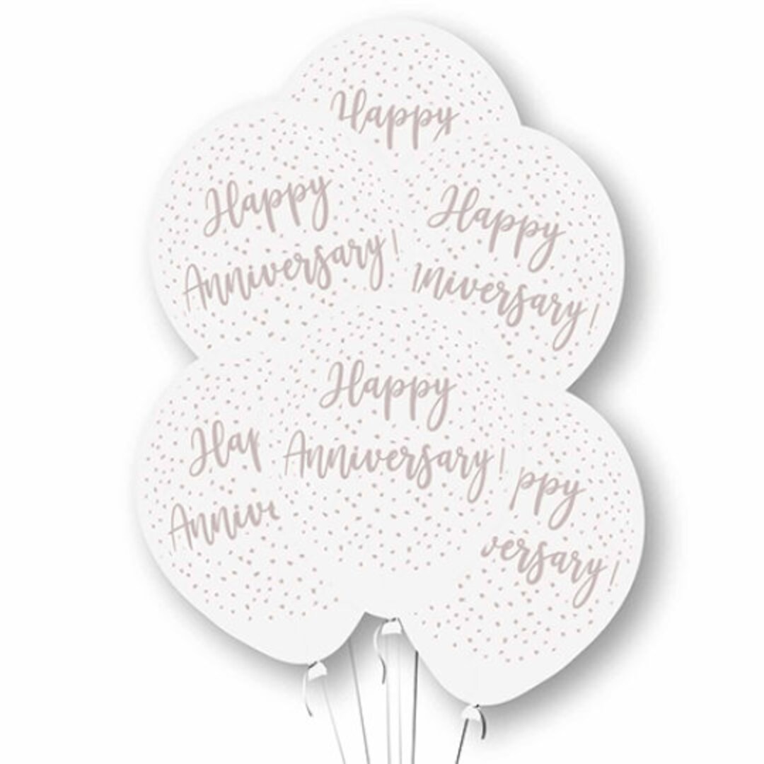 Wedding Anniversary Balloons, Happy Anniversary, Anniversary Decor ...