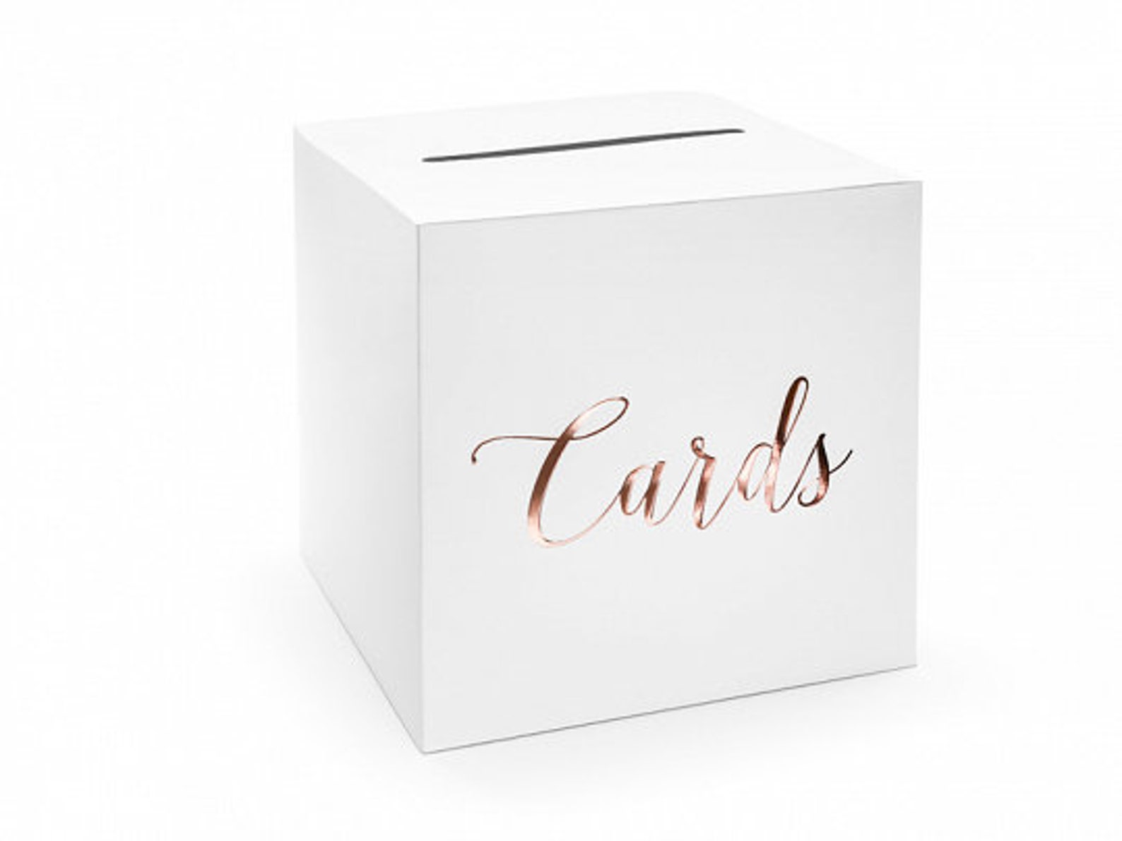 Rose Gold Wedding Post Box Wedding Cards Box Rose Gold | Etsy UK