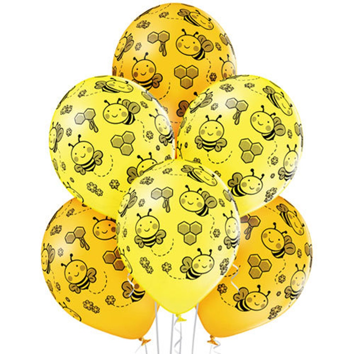 Bee Balloons Bee Baby Shower Bumble Bee Balloons Bee Party - Etsy UK