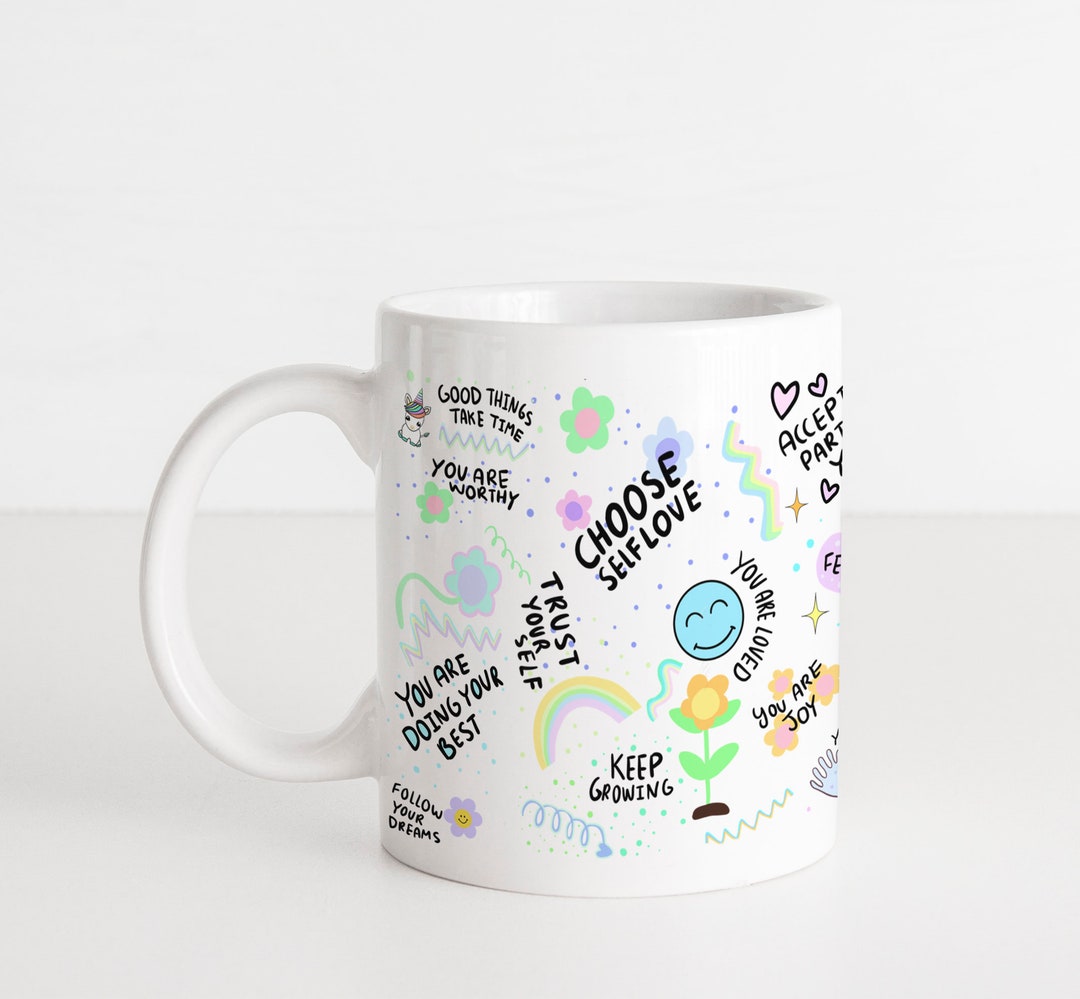 Self Care Mug | Positive Affirmations | Coffee Mugs | Positive Quotes ...