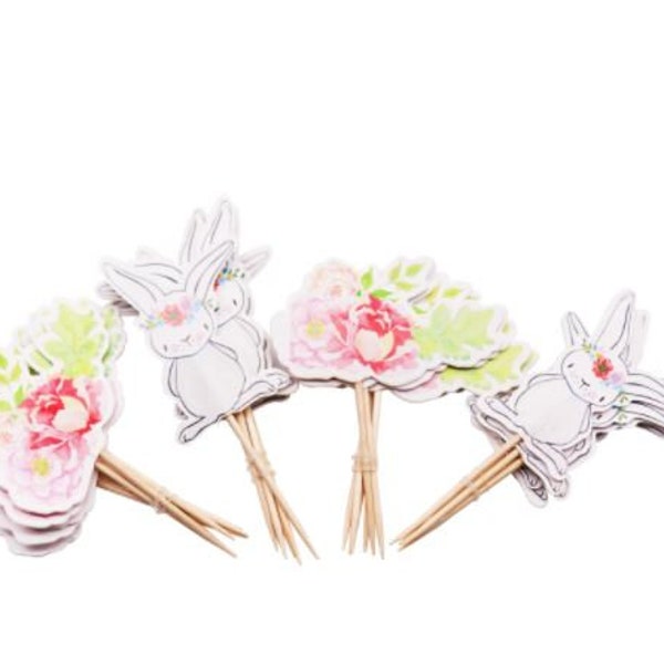 Bunny Cake Topper - Etsy