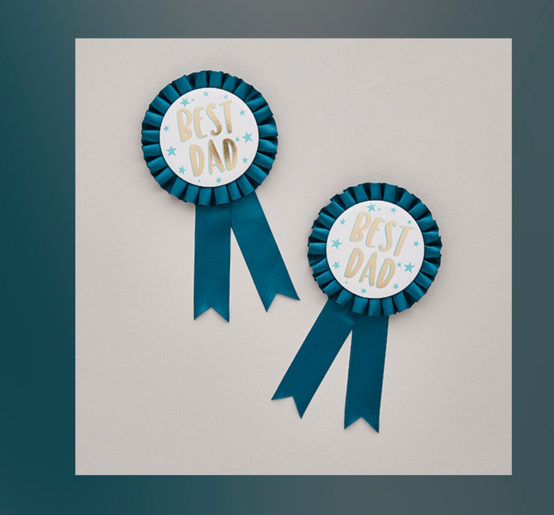 Best Dad Gift Best Dad Badge Fathers Day Gift Birthday - Etsy