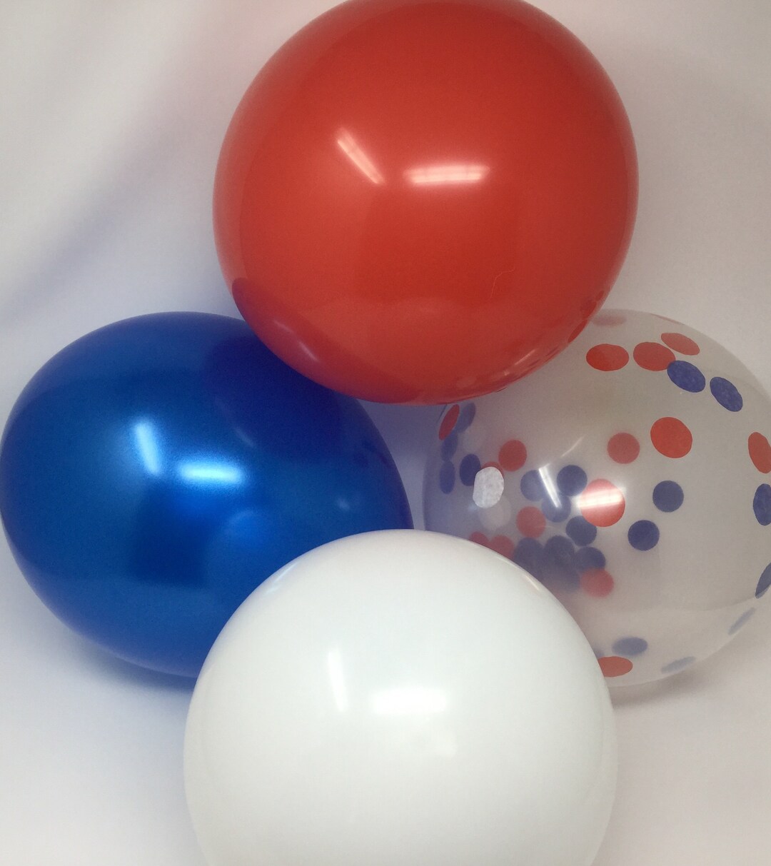 Red White Blue Birthday Party Balloons | 11" Latex Party Decorations ...