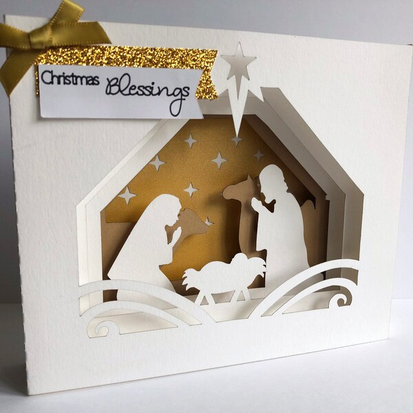 Nativity Cards - Etsy