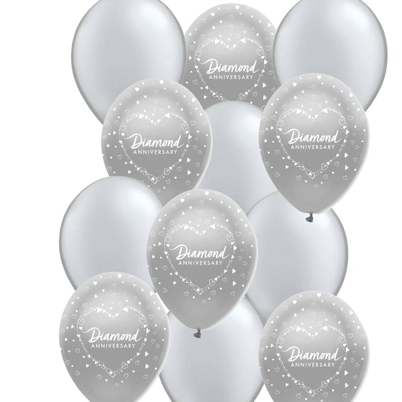 60th Anniversary Balloons - Etsy