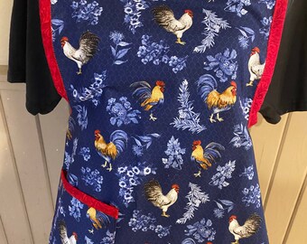 Apron With Chicken Theme Vintage Style | Etsy