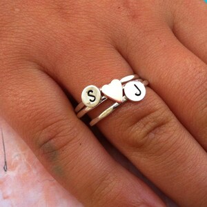 Love Heart Rings - Sweetheart Rings - Rings for Girlfriend - Etsy