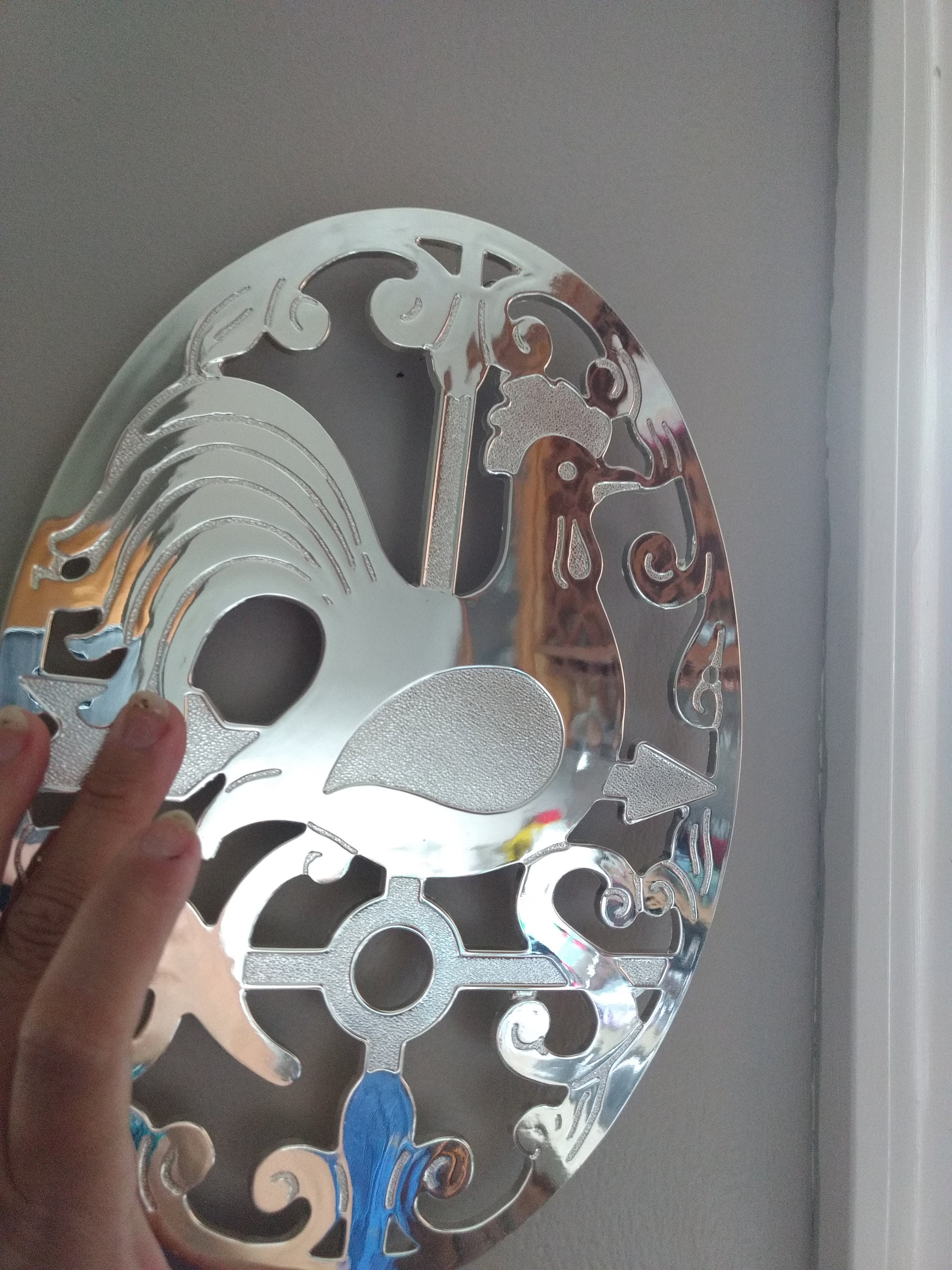 Wm.a. Rogers Oneida Silver Plated Rooster Trivet - Etsy