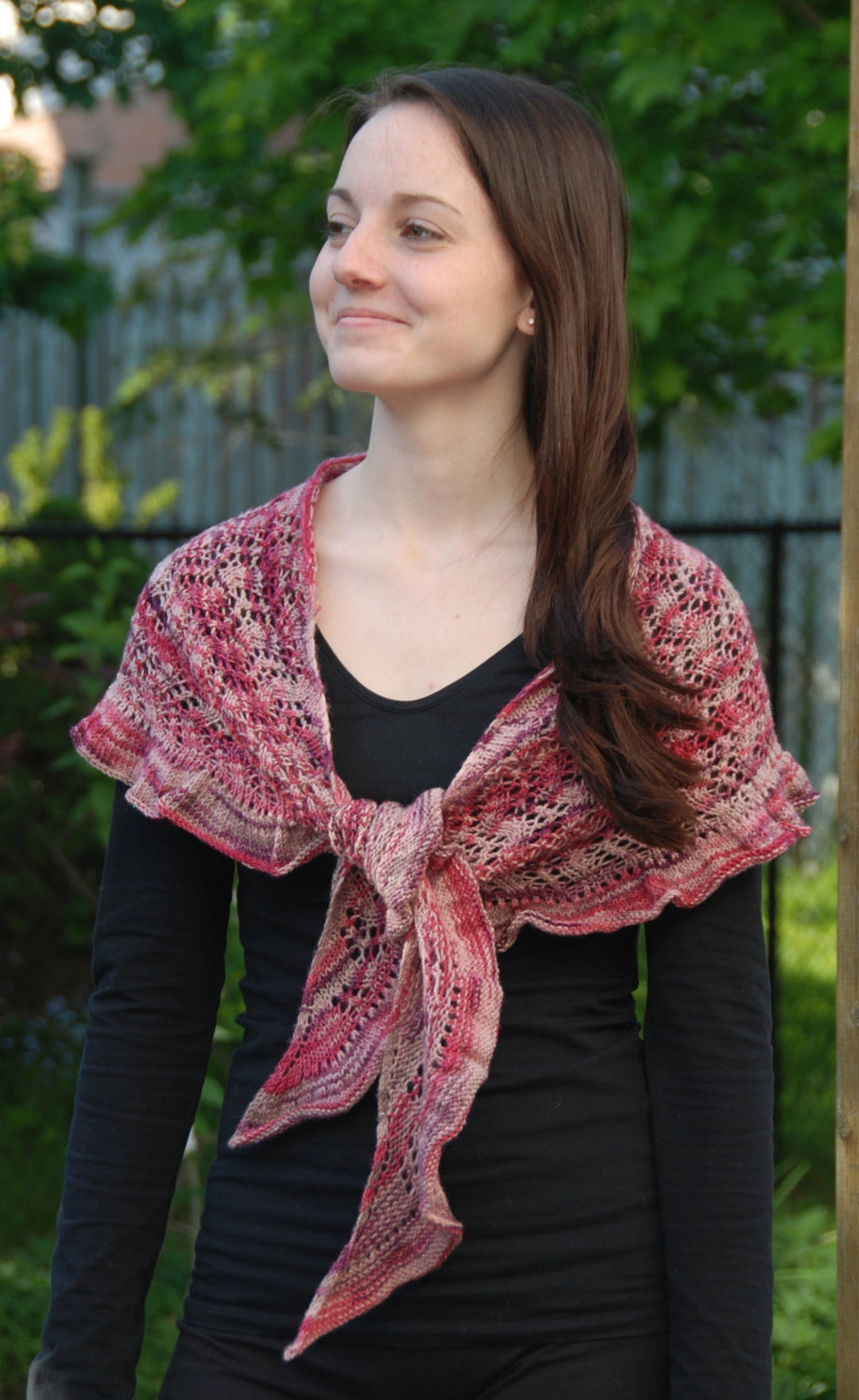 Chal rosa, Chal de mezcla rosa, Bufanda rosa, Bufanda de mezcla rosa ...