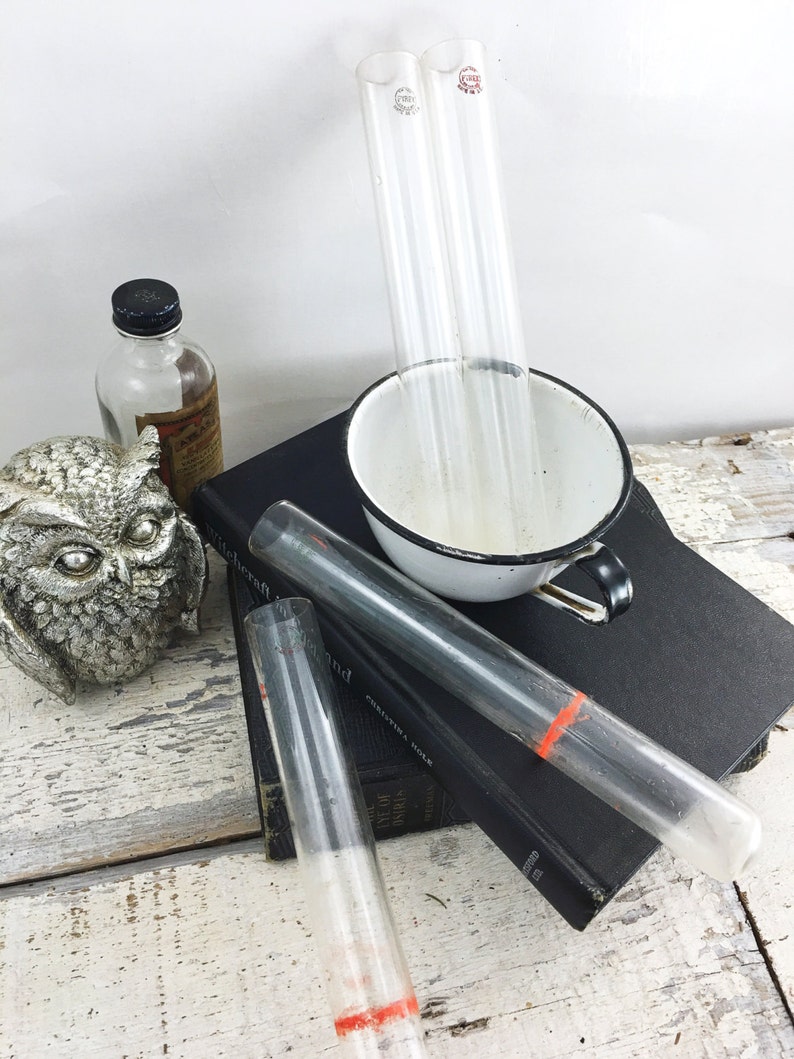 Lot of 4 Large Vintage Test Tubes - Etsy