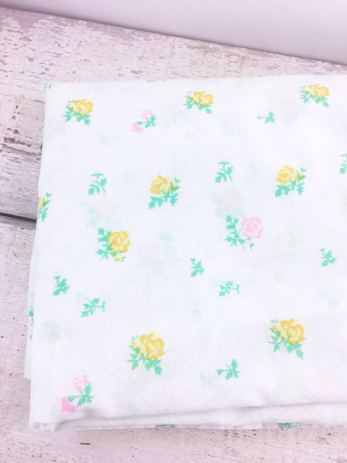 Very Vintage Tastemaker Twin Flat Floral Sheet | Etsy