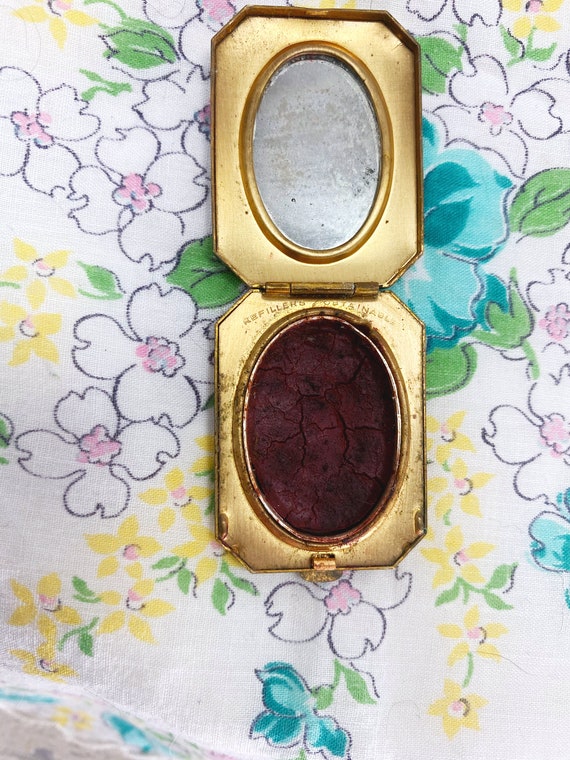 Pair of Vintage Unique Compacts/Makeup Tins - Gem