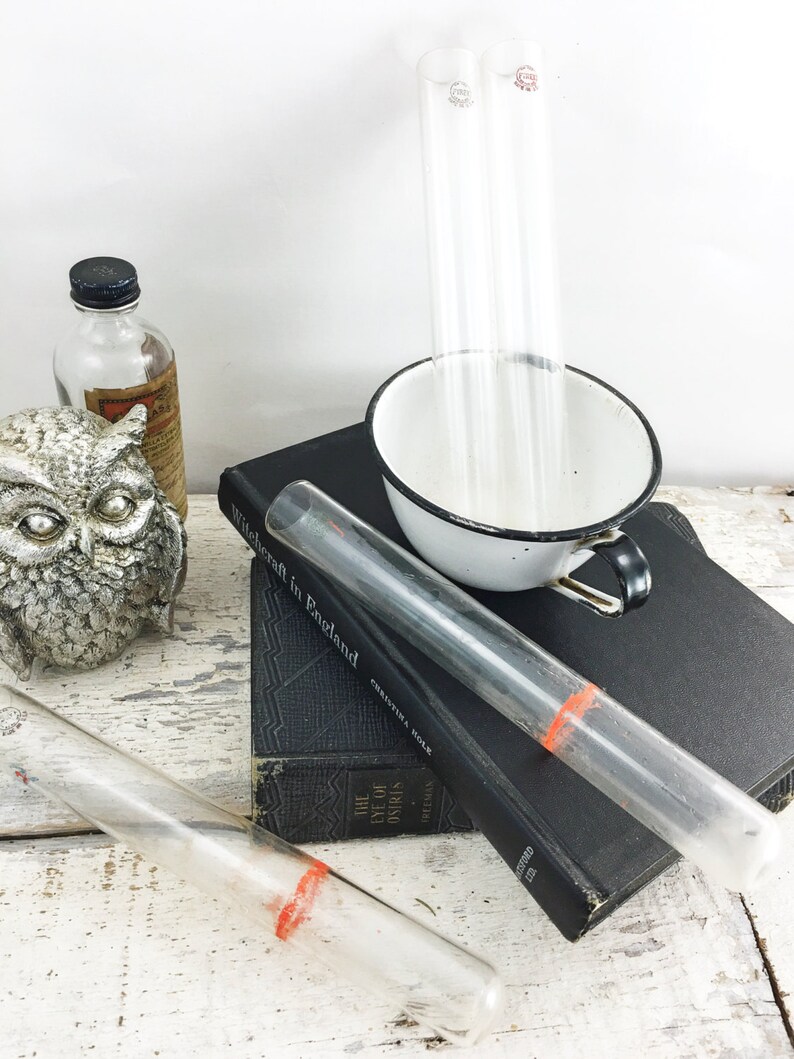 Lot of 4 Large Vintage Test Tubes - Etsy