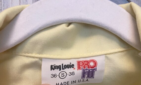 Vintage Pale Yellow 80s Chi Omega Fraternity Sorority… - Gem