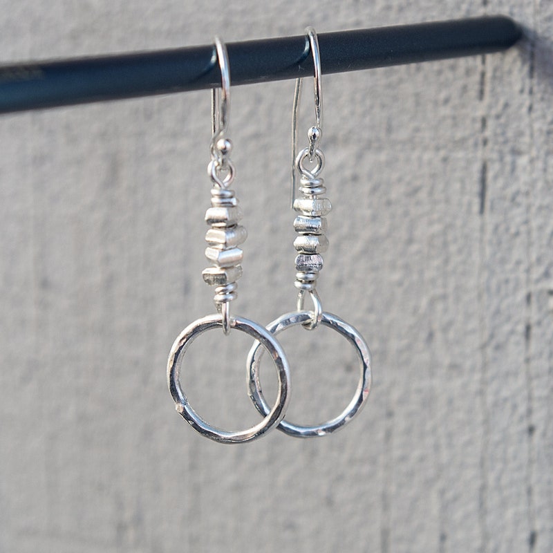 Circle Earrings - Etsy