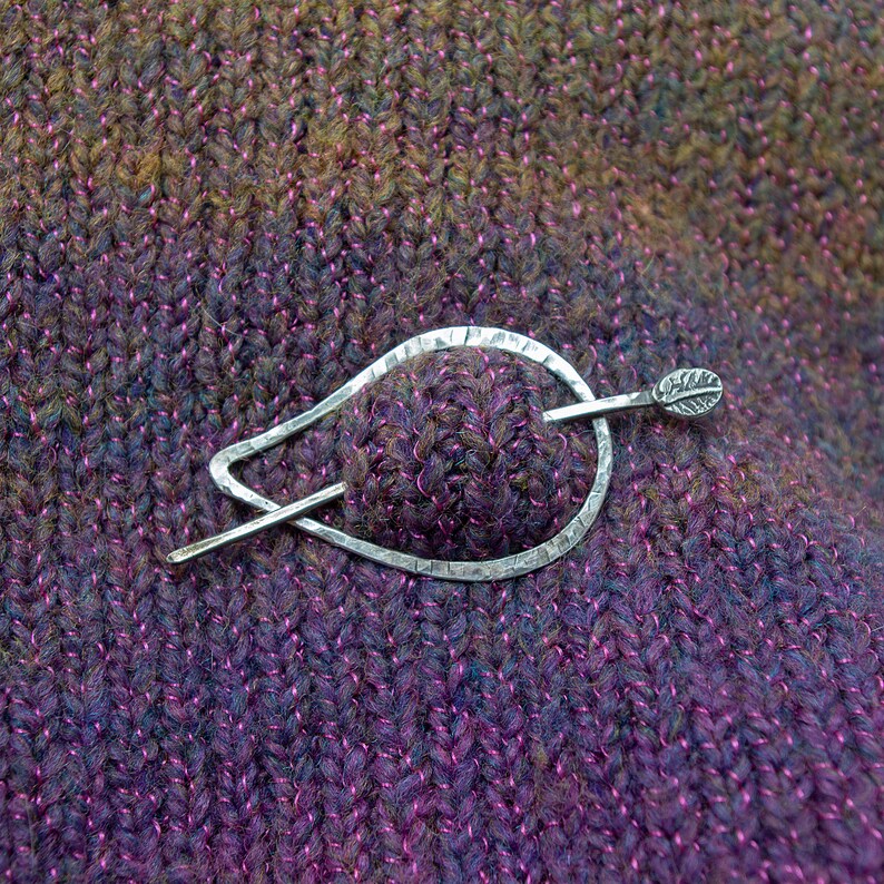 Scarf Pin Sterling Silver Shawl Pin Sweater Pin Shawl Pin - Etsy