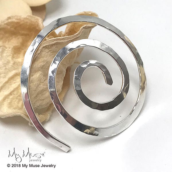 Silver Shawl Pin - Etsy