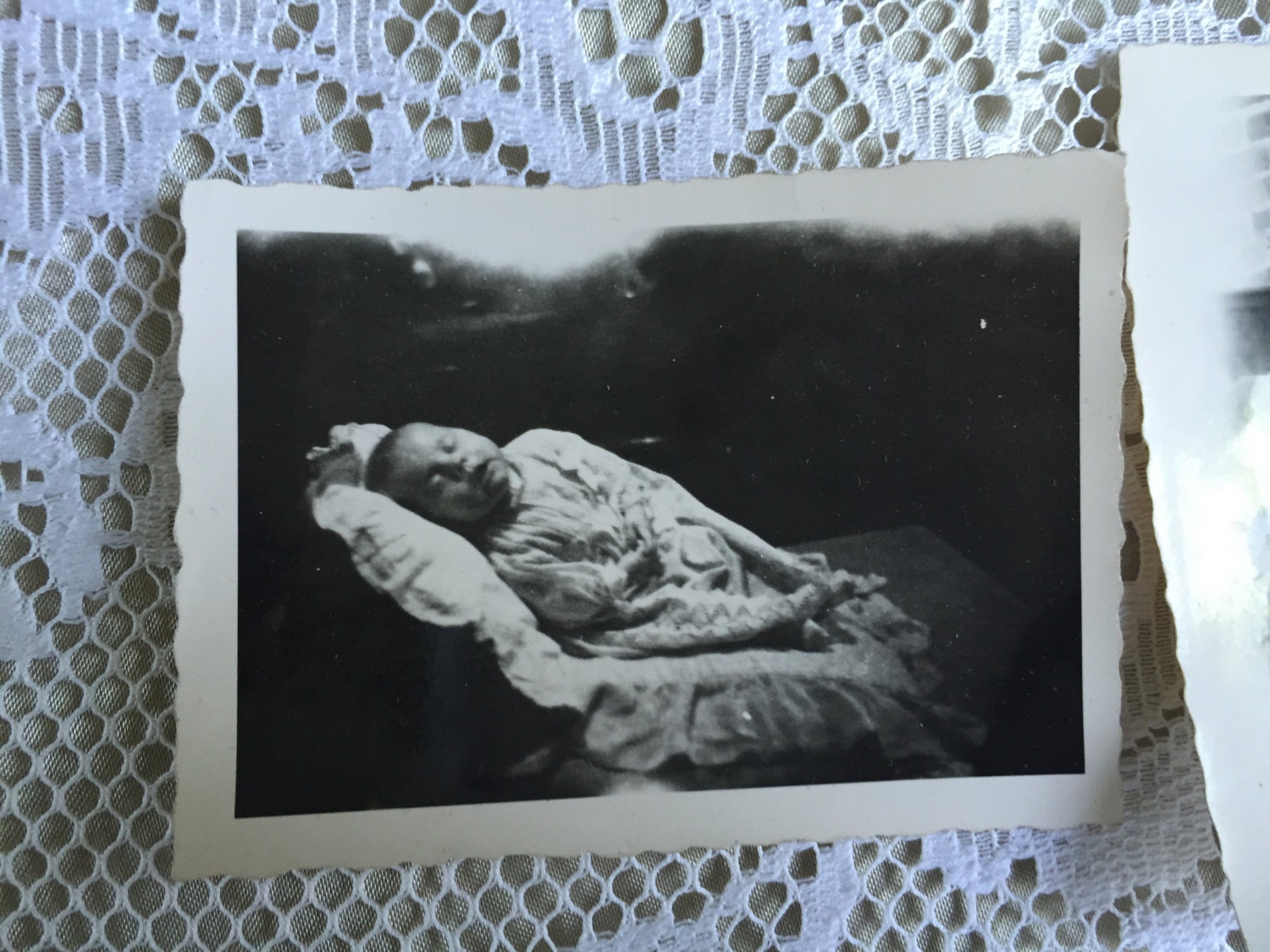 Pair Antique or Vintage Post Mortem Pictures Death Goth Spooky ...
