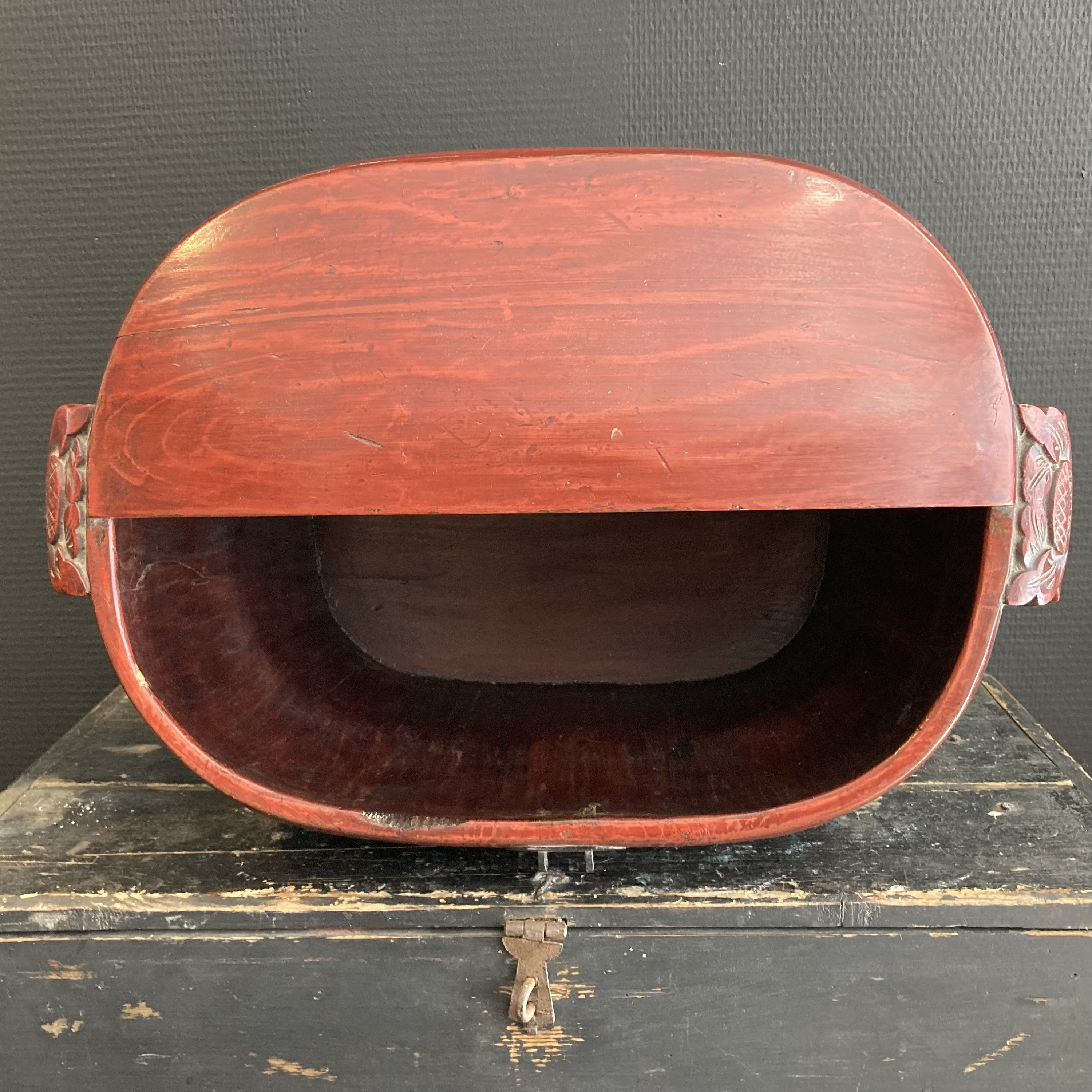 Antique Bride Box Linen Chest Wooden Chinese Artefact Traditional ...