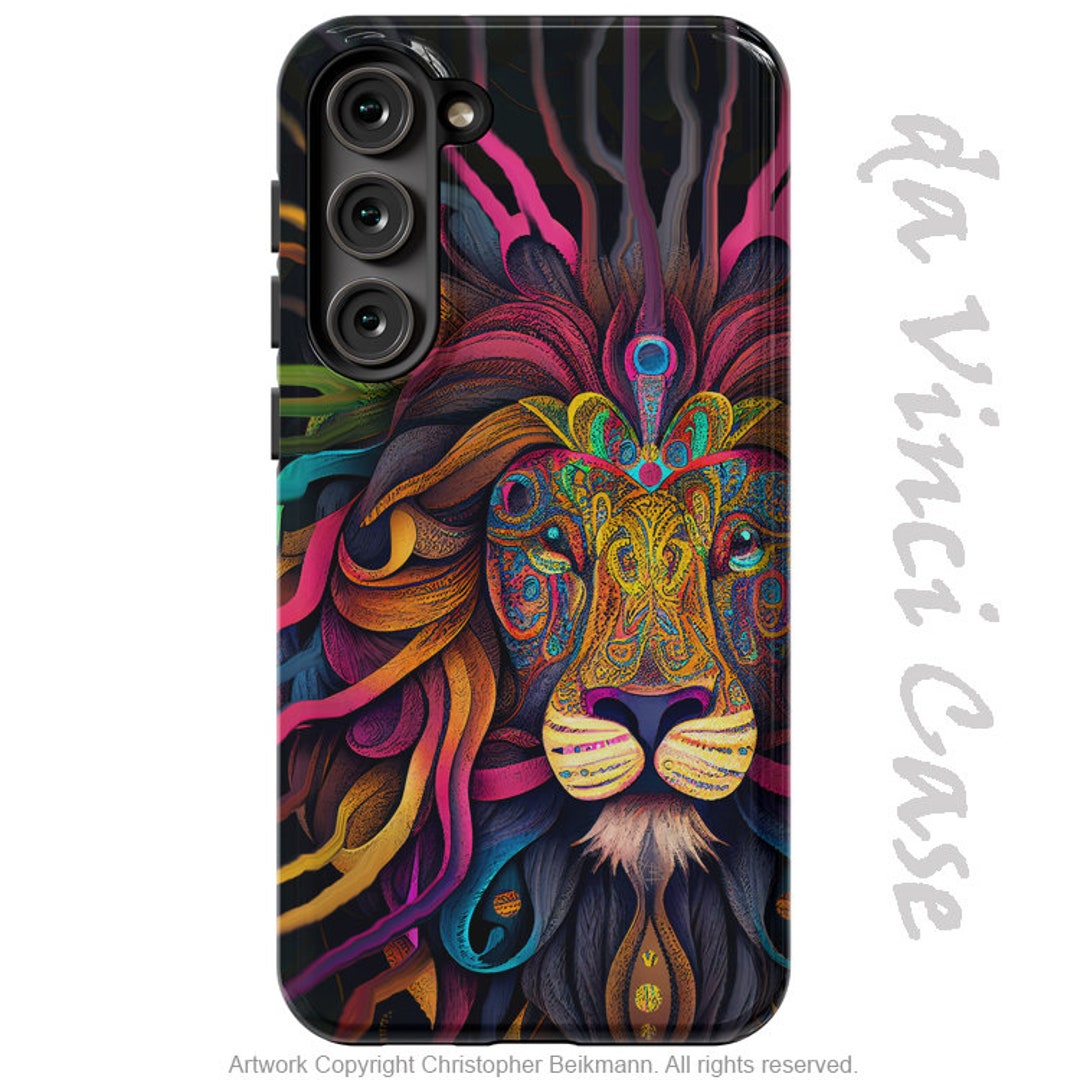 Colorful Lion Case for Samsung Galaxy S23 / S23 Plus / S23 Ultra - Dual ...