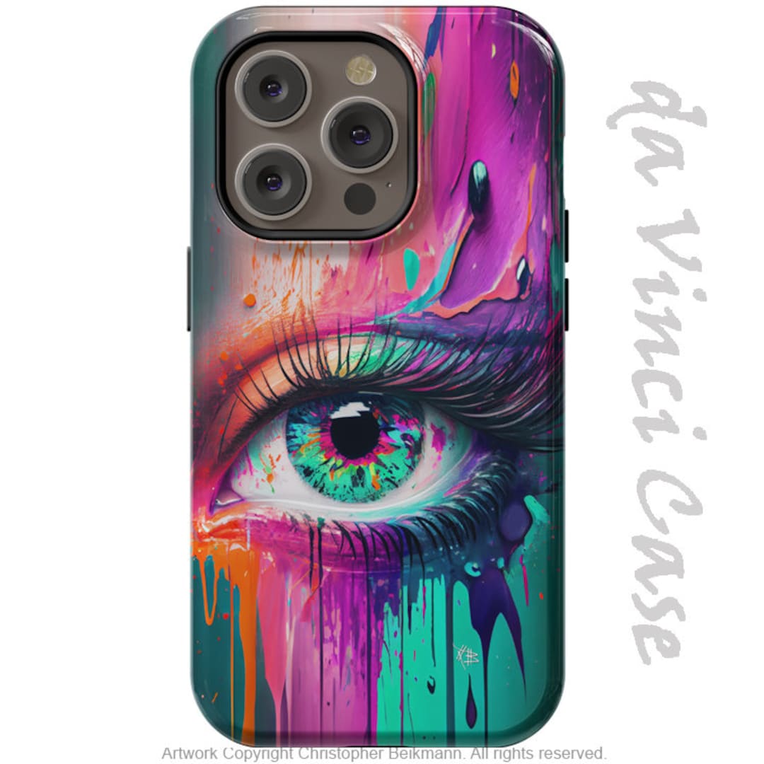 Eye Paint - Colorful Abstract Art Magsafe Case for iPhone 14 / iPhone ...