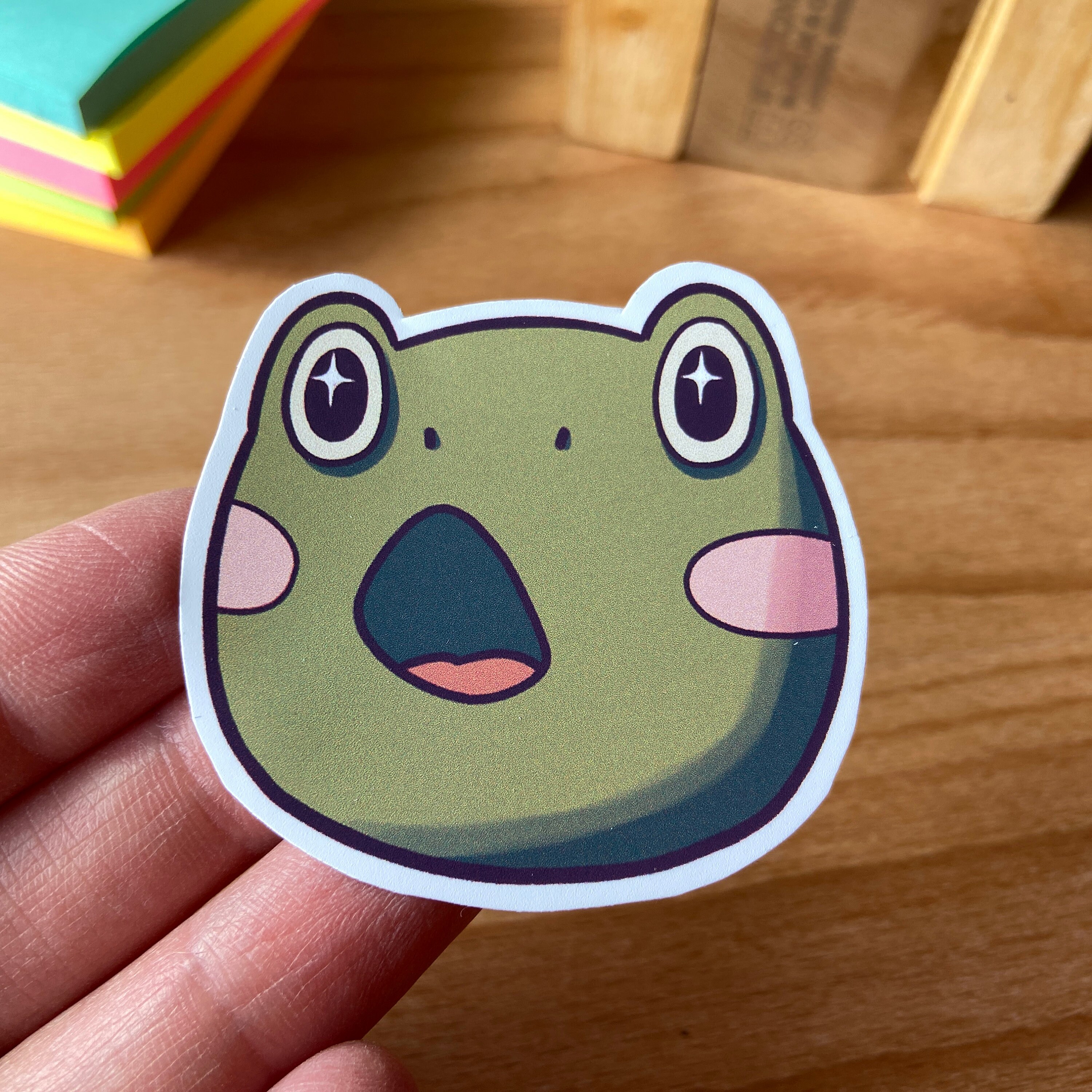 Sticker : Froggo Oooh Frog Froge Forg Matte Vinyl - Etsy